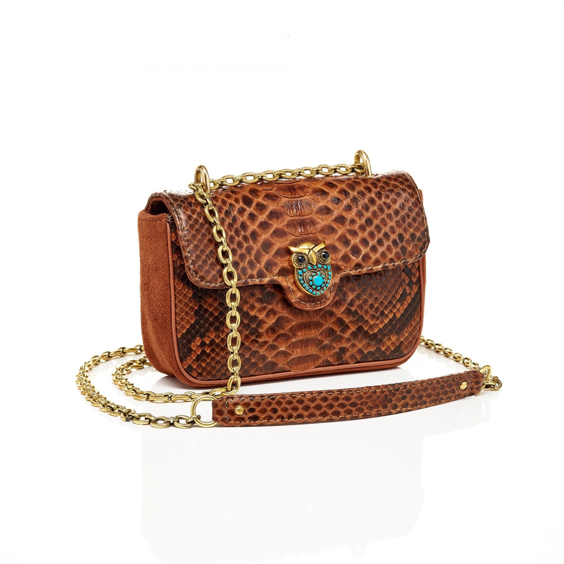 Sac Python Soir Marron